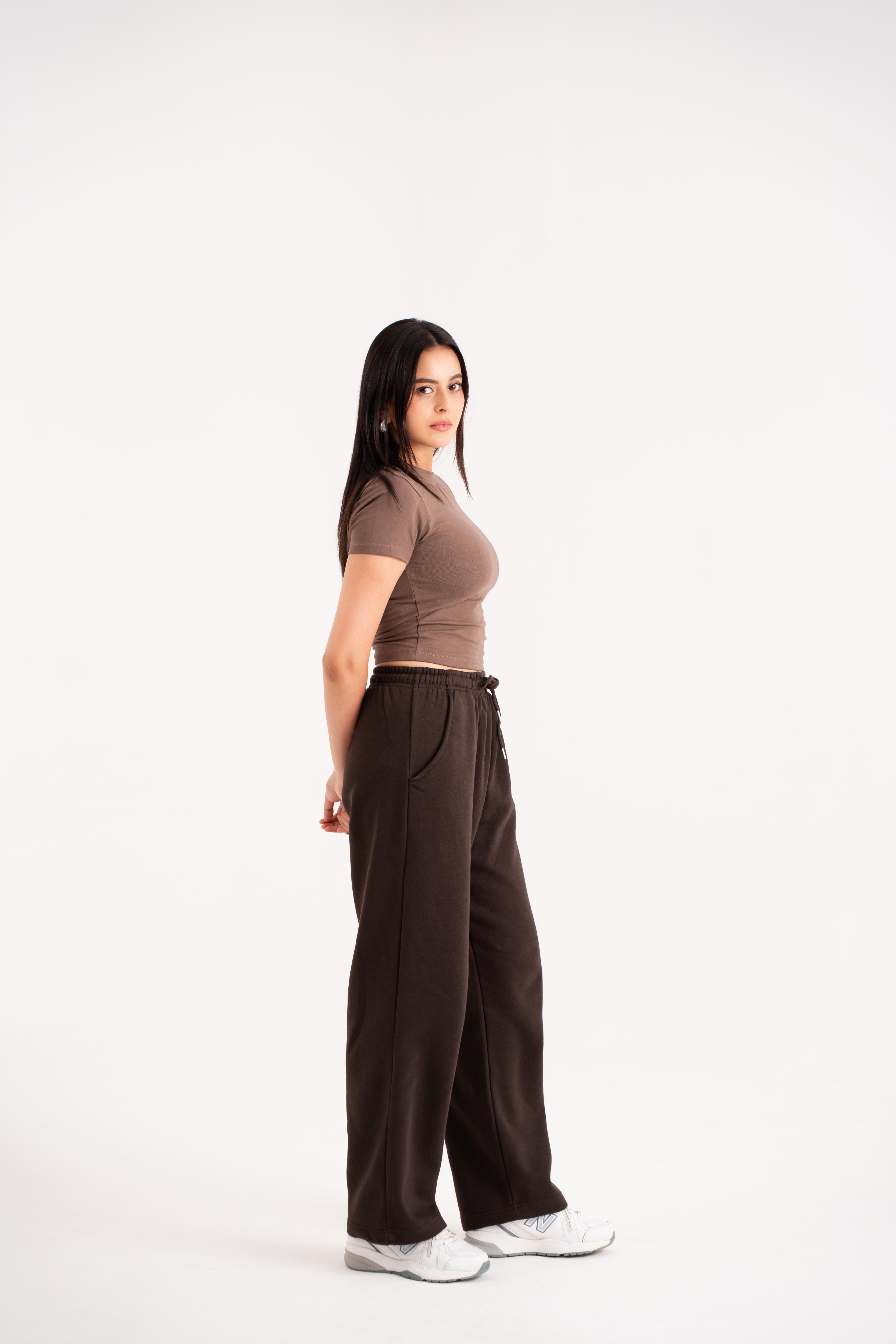 Straight Fit Pants in Dusk Brown – Lahori Athleisure